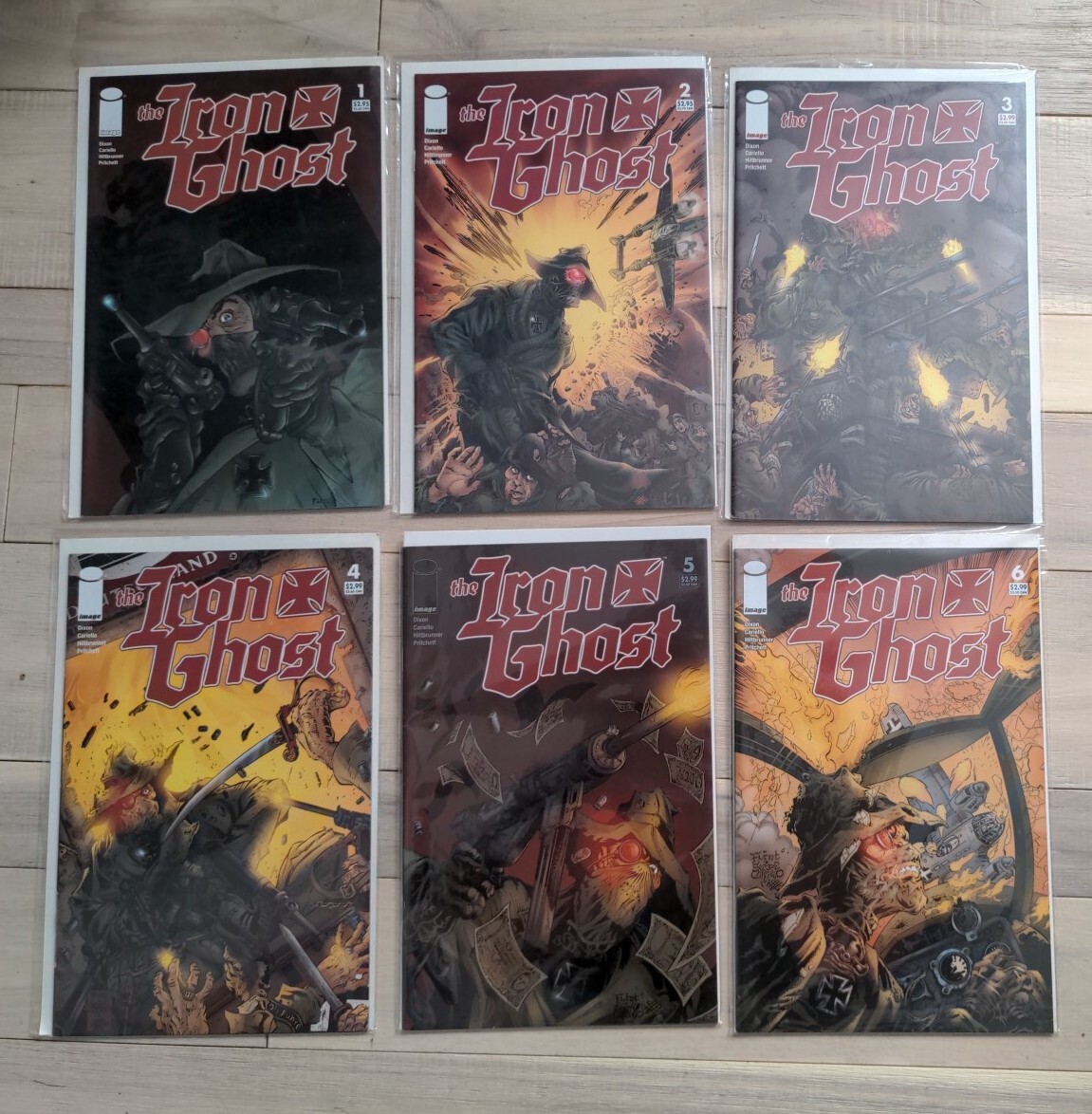 THE IRON GHOST #1,2,3,4,5,6 - CHUCK DIXON SCRIPTS IMAGE COMICS - 2005 complete ! | eBay