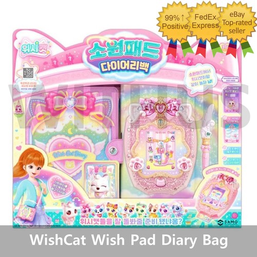 WishCat Wish Pad Diary Bag Virtual Pets Melody Game Wish Cat Korean Toy ...