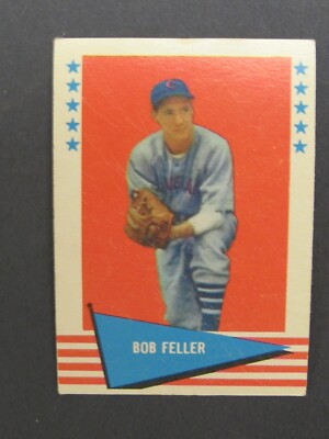 1961 Fleer Baseball Card # 25 Bob Feller Excellent Condition | eBay