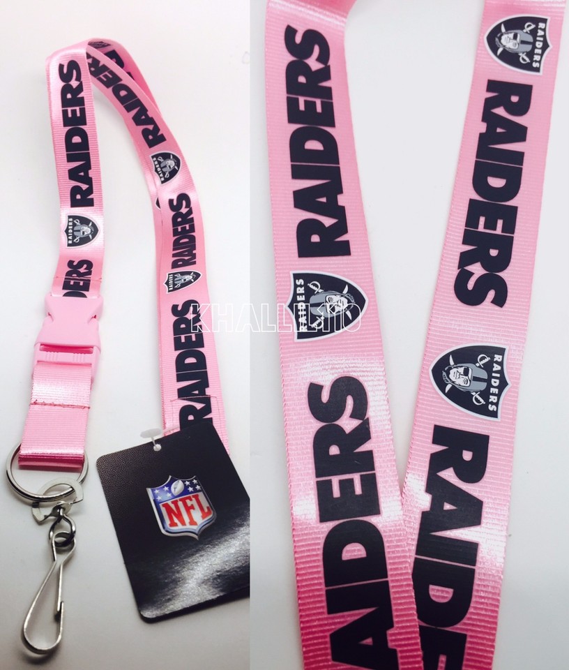 NFL Las Vegas Raiders keychain Lanyard - Pick Your Color! | eBay