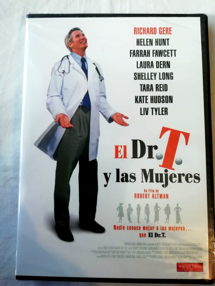 The Dr T And The Women DVD Richard Gere Farran Fancett Robert Altman ...