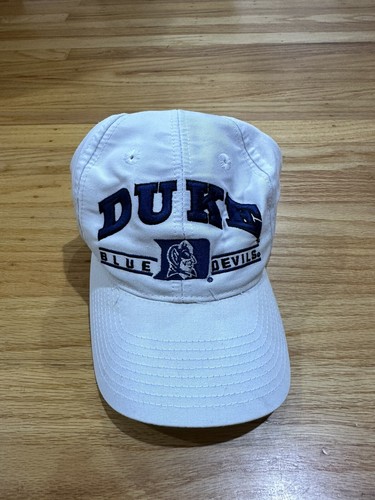 VINTAGE Duke University Hat Cap White Blue Sports Specialties Blue ...