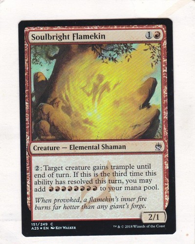 Magic: MTG: Masters 25: Foil: Soulbright Flamekin | eBay