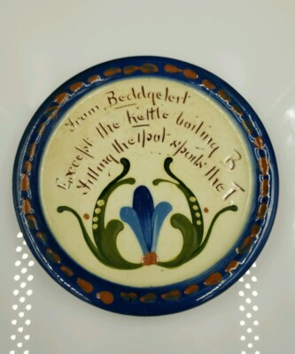 Antique 5 1/2" Torquay Longpark Pottery Motto Ware Scandy Plate ...