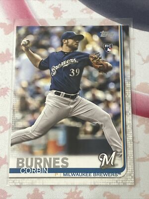 2019 Topps Series 1 Baseball #94 Corbin Burnes ROOKIE CARD RC Brewers ...
