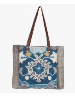 Brand New Myra Weekender Bag Canvas Cow Hairon S-2183 Delicate Love ...