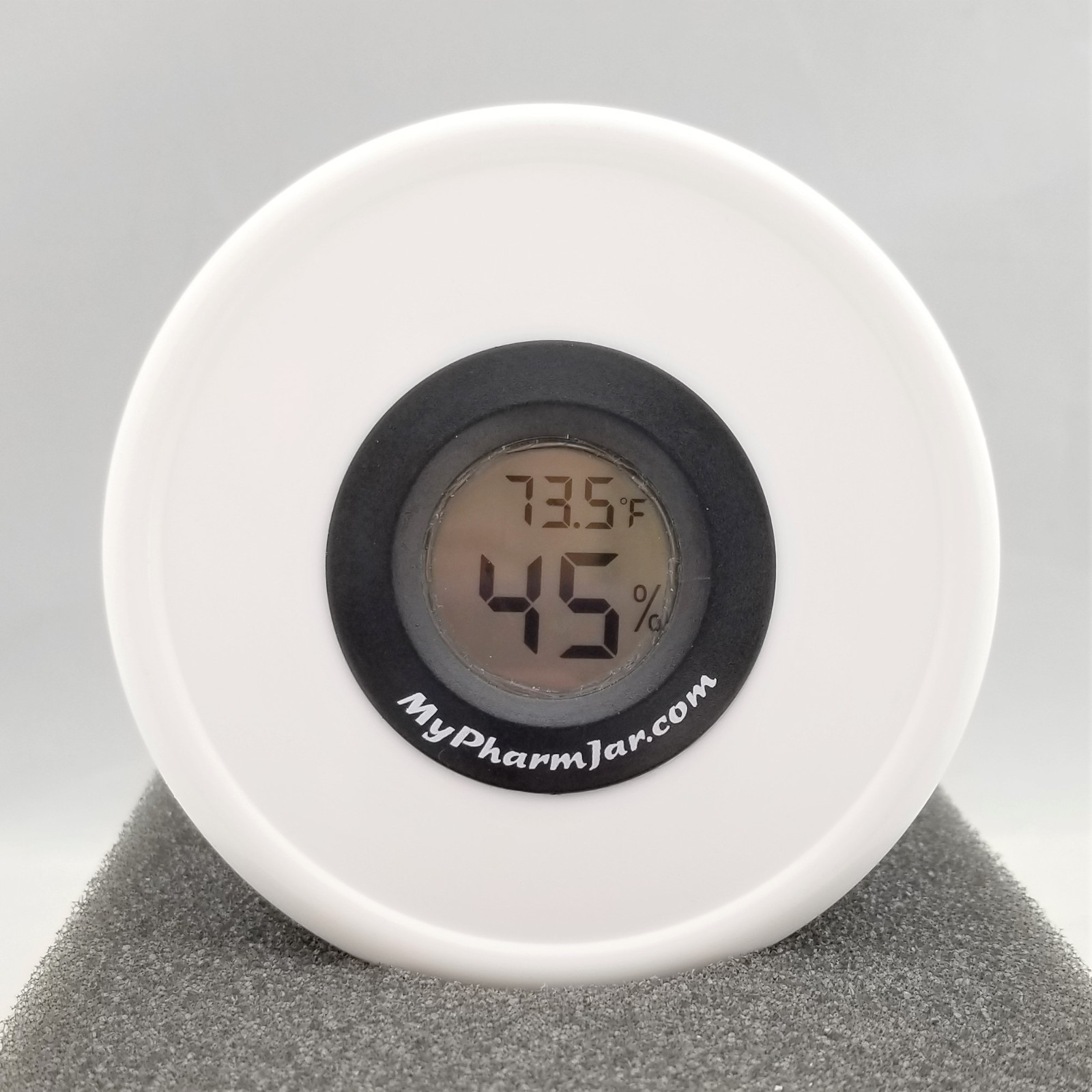 MyPharmLid Ball Wide Mouth Mason Jar Lid Built-In Hygrometer Herb ...