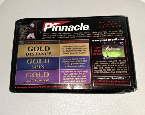 Pinnacle Gold - Case of 15 Distance Spin Rate New Golf Balls | eBay