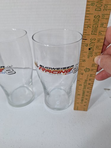 Budweiser Racing - Nascar - Dale Jr. #8 - Collectible Beer Glasses ...