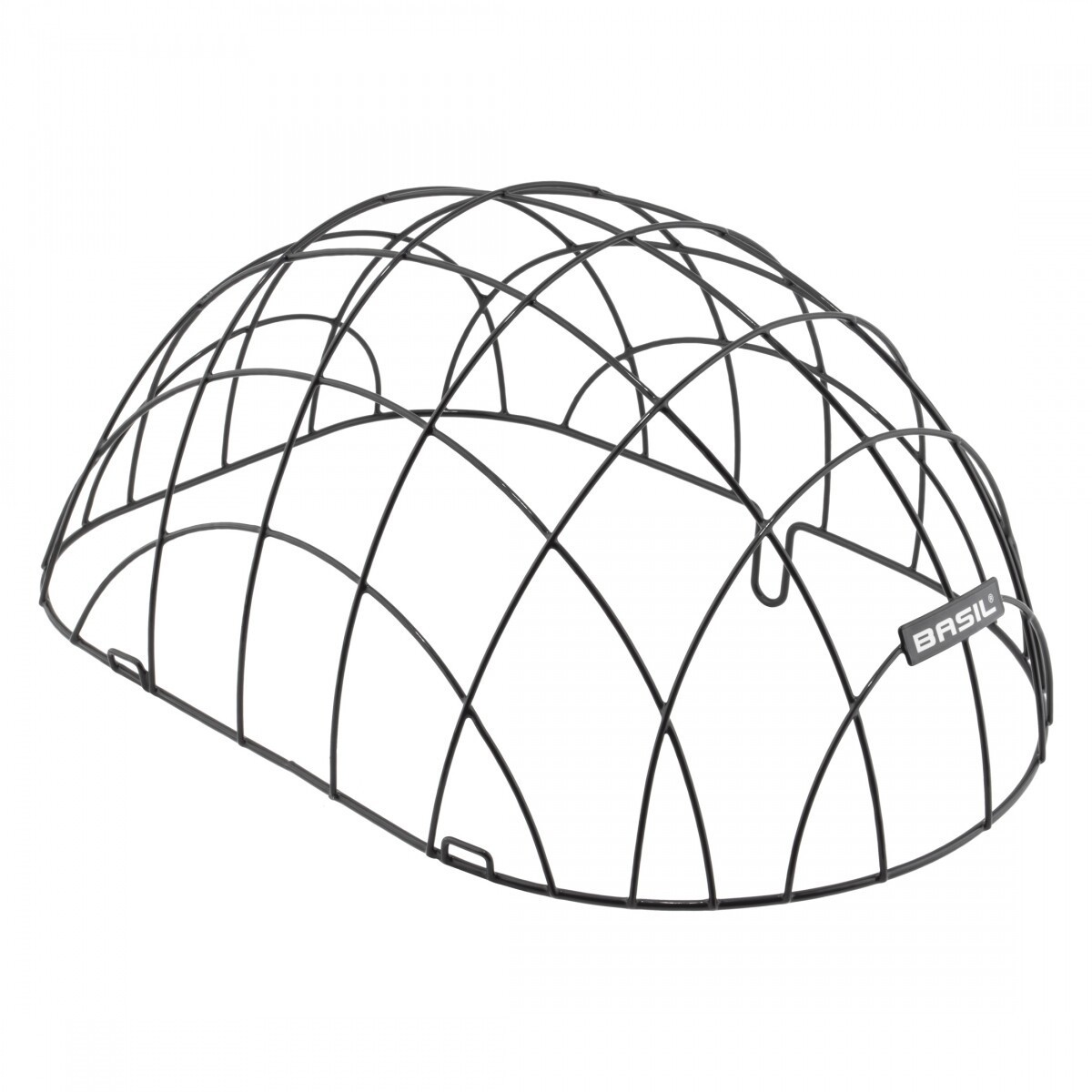 Basil Pasja 45cm Steel Space Frame Dog/Cat Basket Cover Black Wire ...
