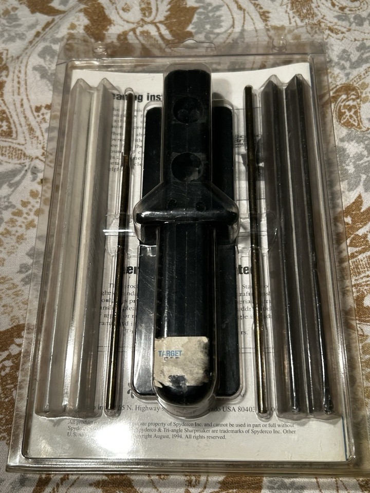 Vintage 1994 Spyderco Triangle Sharpmaker Kit Complete! Plus Extra ...