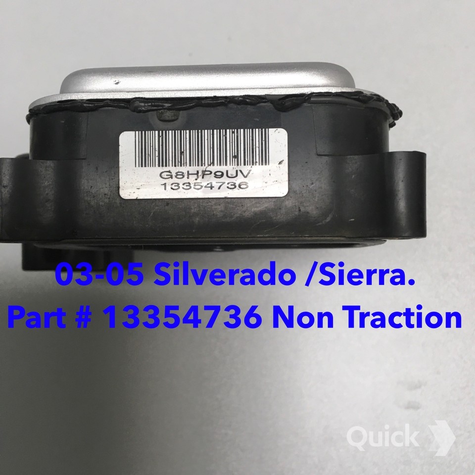 03 04 05 Silverado / Sierra ABS module , EBCM Part number 13354736 | eBay