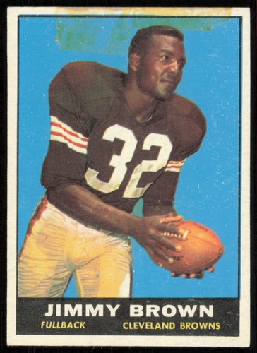 1961 Topps Jim Brown Cleveland Browns #71 EX (Old Tape) | eBay