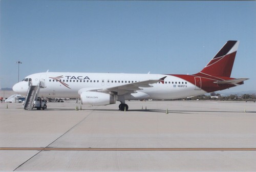 1990s TACA Airbus A320 Los Angeles Airport RETIRED Airplane Aircraft ...