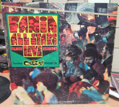 FANIA ALL-STARS LIVE AT THE CHEETAH VOL. 1 LP ON FANIA RECORDS (SLP ...