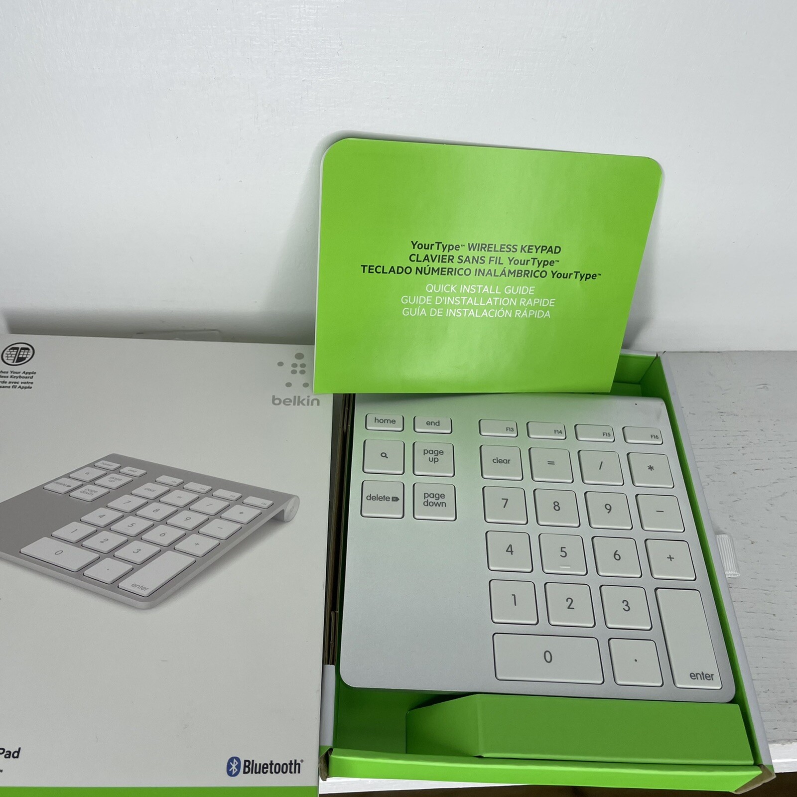 Belkin F8t067 YourType Wireless Bluetooth Keypad for sale online | eBay