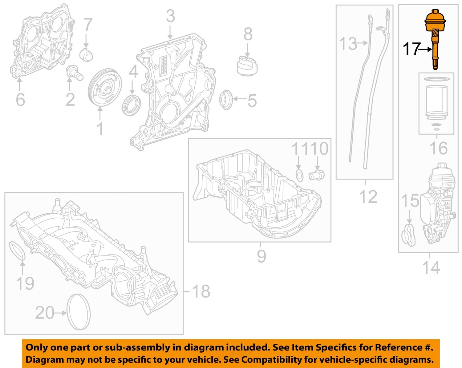 MERCEDES OEM 14-18 CLA250 2.0L-L4-Engine Oil Filter 2701800400 | eBay