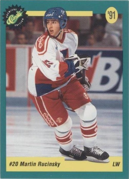 1991 Classic Draft Picks - #17 Martin Rucinsky (RC) for sale online | eBay