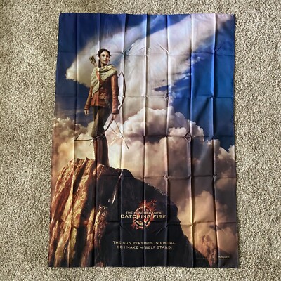 The Hunger Games Wall Flag Banner Fabric Tapestry CatchingFire ...