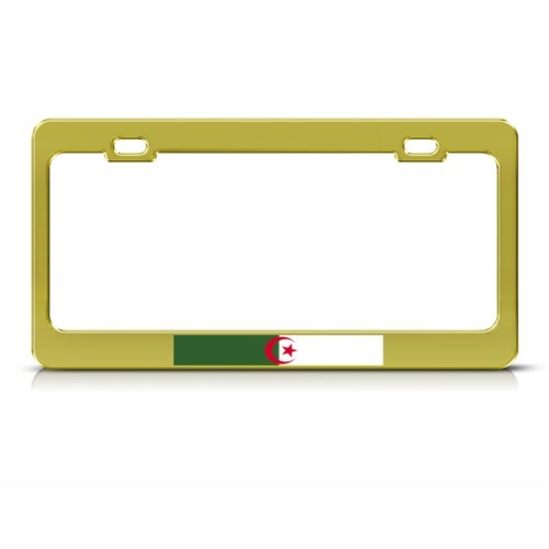 ALGERIAN FLAG ALGERIAN COUNTRY Metal License Plate Frame Tag Holder | eBay