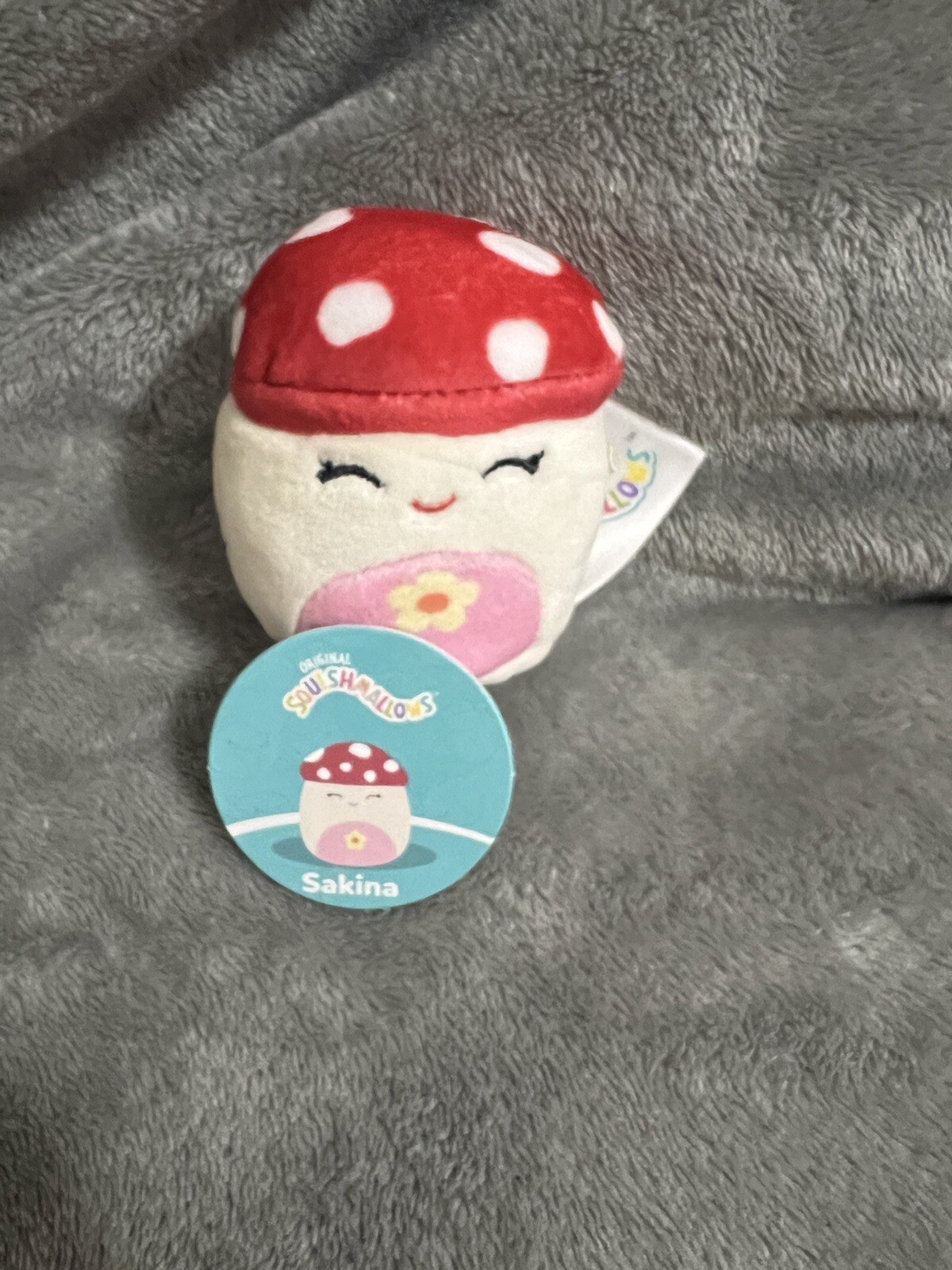 ⭐️⭐️ Squishmallow Micromallow 2.5” Mushroom Sakina | eBay