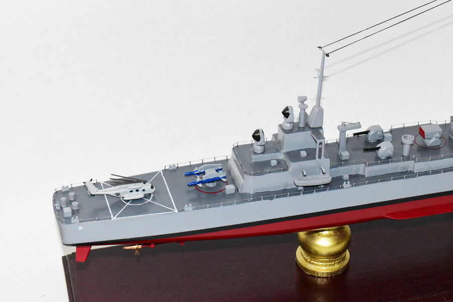 USS Long Beach CGN-9 Model,Navy,Scale Model,Mahogany,Long Beach Class ...