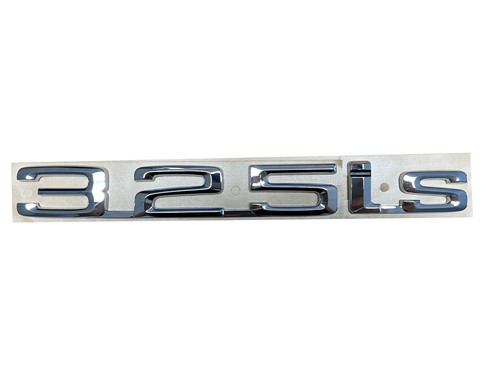 NEW***Genuine BMW E30 325is Trunk Lid Chrome Emblem Badge Rear Logo | eBay