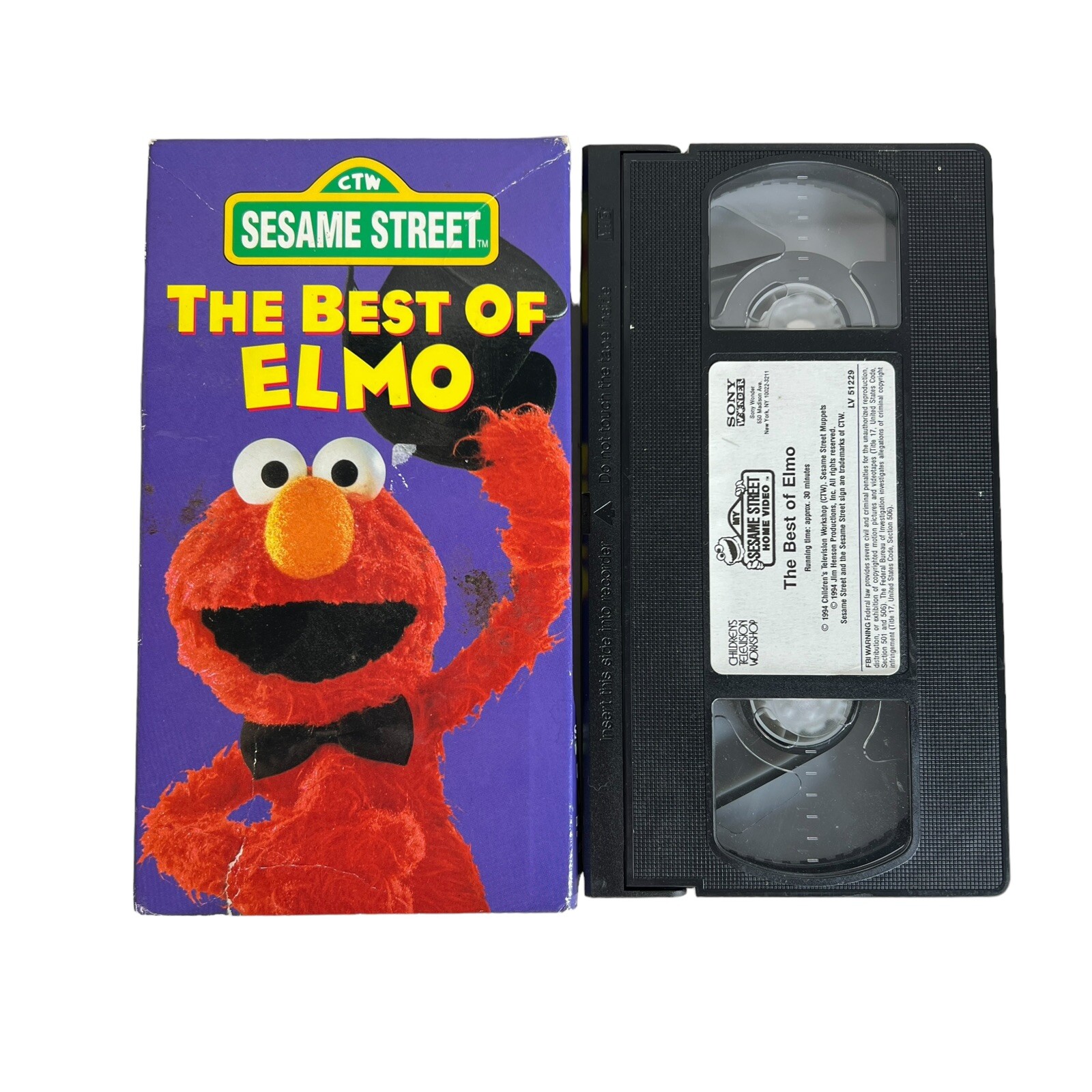 Sesame Street The Best of Elmo VHS Video | Grelly USA