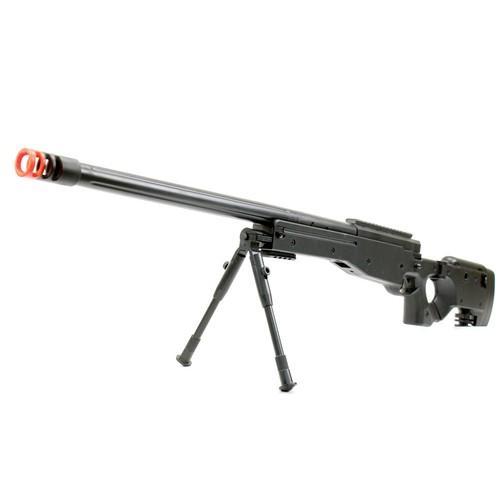 BBTac Bolt Action Airsoft Sniper Rifle Spring Powered Gun Bipod Folding ...