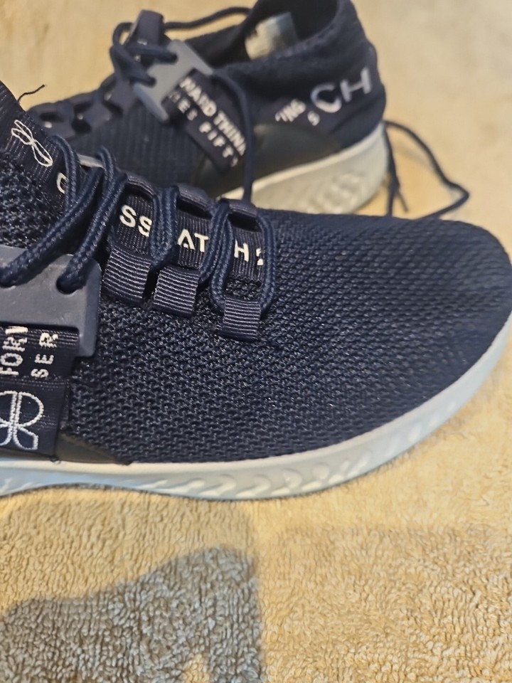 Navy Blue CROSS HATCH TRAINERS. SIZE 3 | eBay UK
