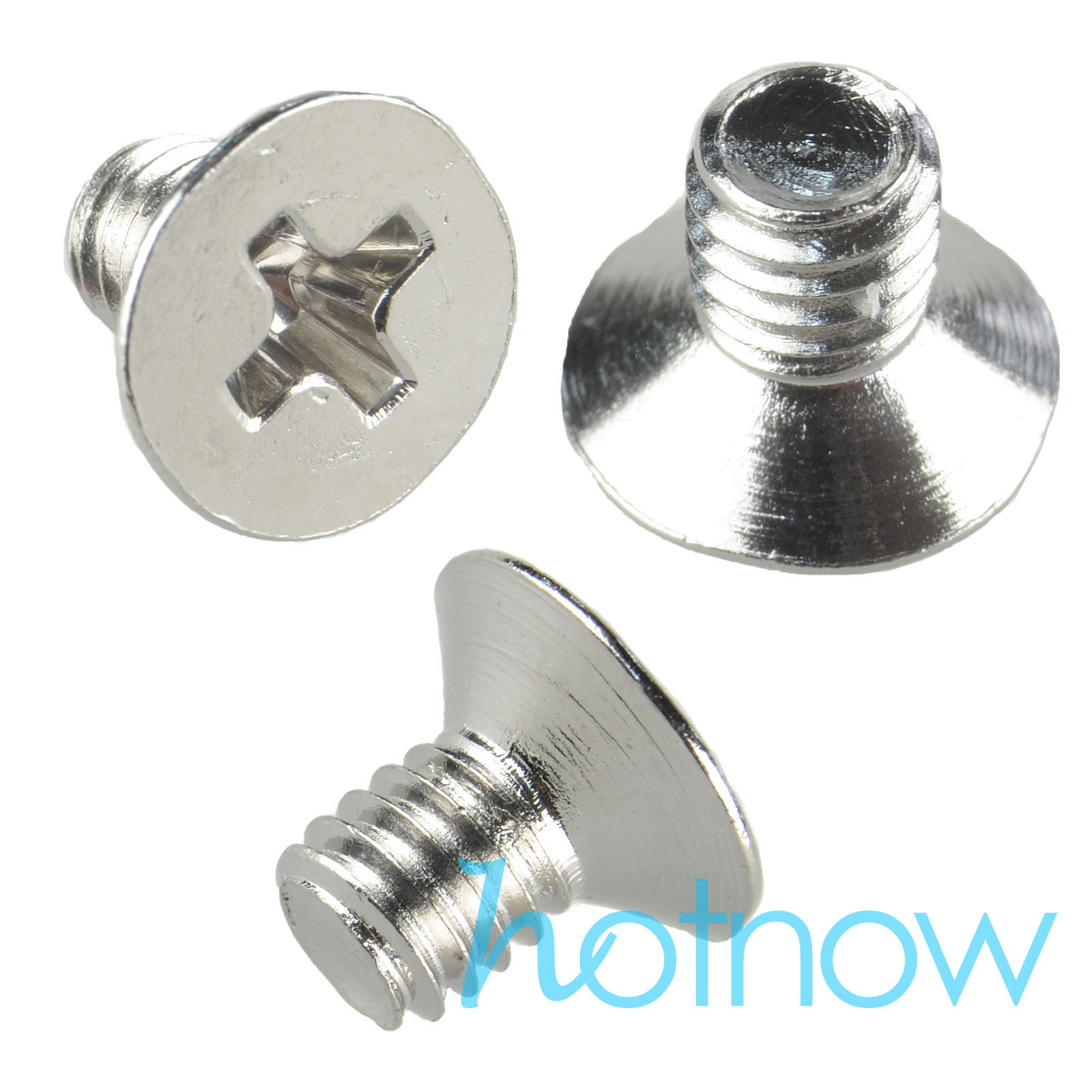 50 pcs M4 x 6mm Countersunk Flat head screws Nickel-pl ated | eBay