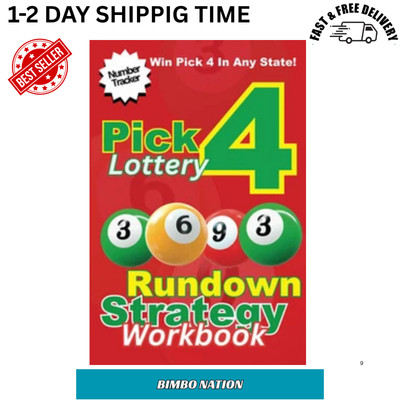 Pick 4 Lottery Strategy: 3-6-9-3 Workbook for Effective Number Tracking ...