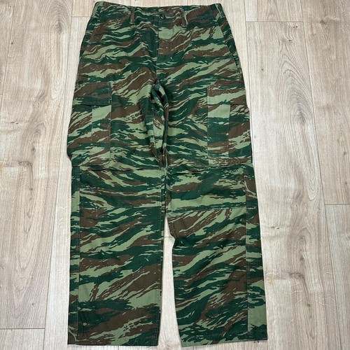 Vintage Greek Lizard Camo Pants Trousers, BDU Military, Size Mens W34 ...