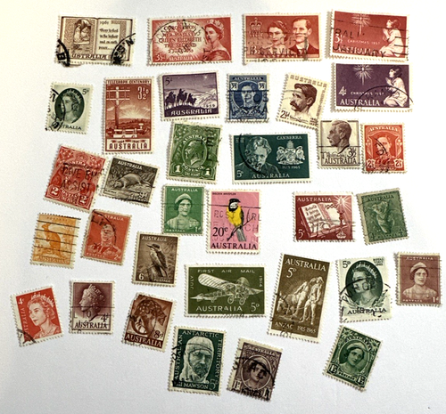 Australia Postage Stamp Collection, Approx. 33 stamps | eBay