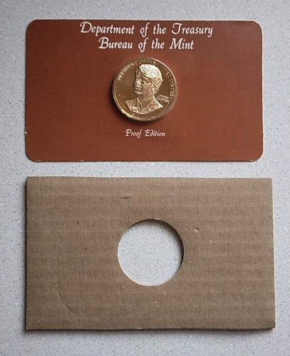 1977 Jimmy Carter Sealed Proof Coin With Box, Dept. of Treasury, Bureau ...