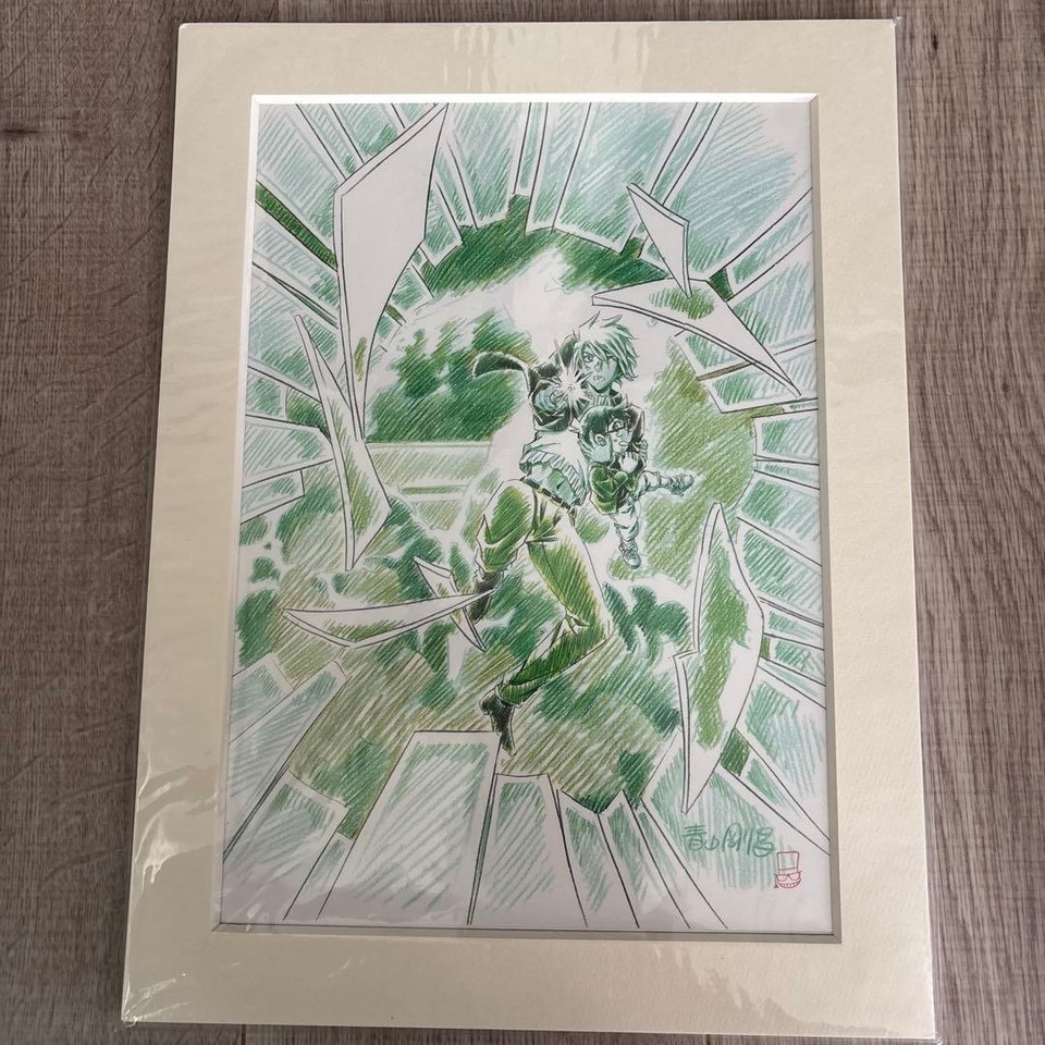 m14 Official Art Print Detective Conan Aoyama Sensei Framed Art Edogawa ...