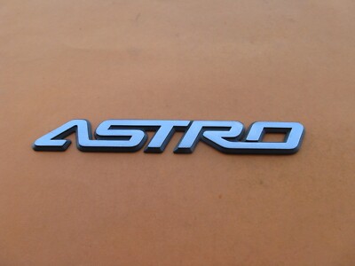 CHEVROLET ASTRO REAR SIDE CHROME EMBLEM LOGO BADGE SYMBOL NAME PLATE ...