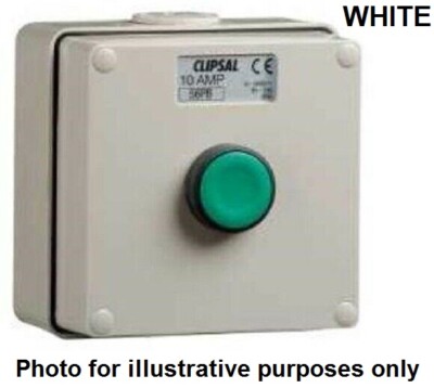 Clipsal START PUSH BUTTON CONTROL STATION 250VAC 1-Position 10A ...