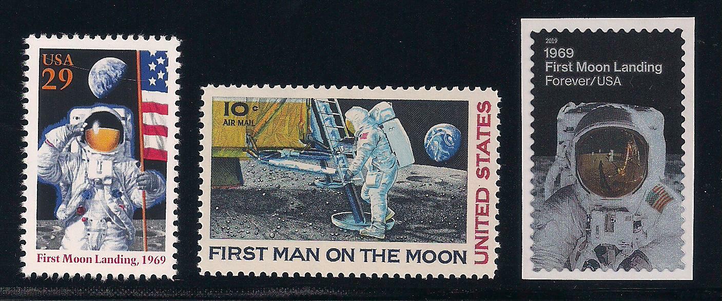 First Moon Landing Stamp 1969