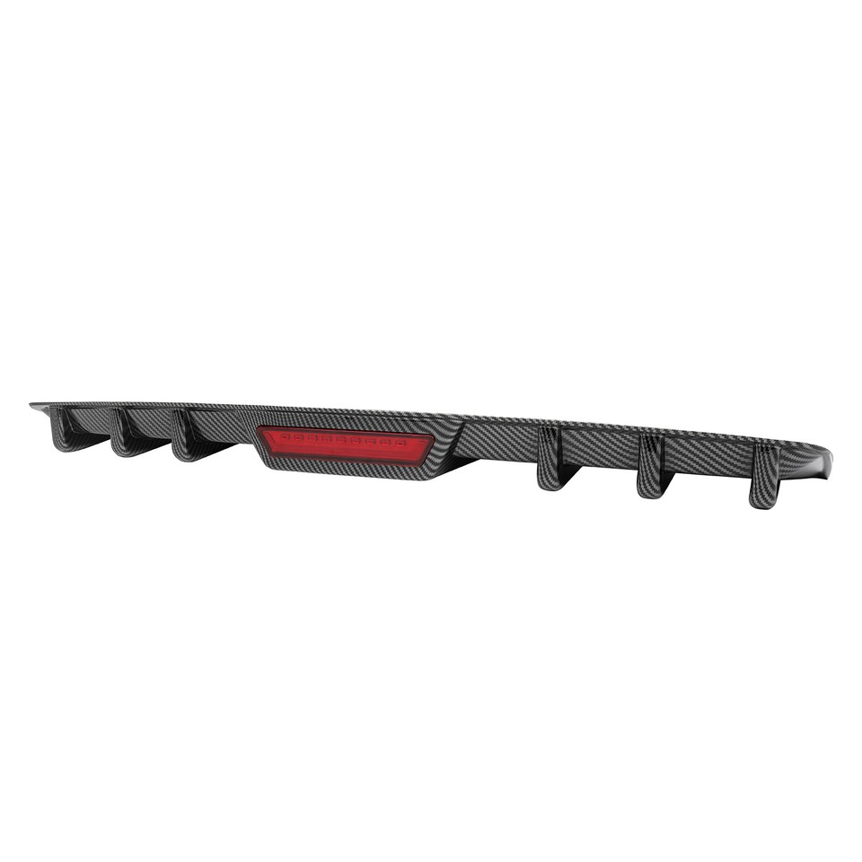 For Lexus IS200t IS 250 300 350 Carbon Fiber Rear Bumper Diffuser ...