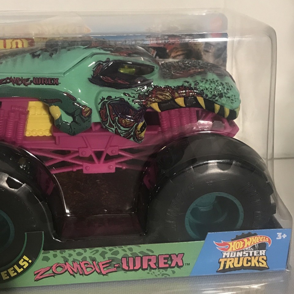 Hot Wheels Monster Trucks Zombie-Wrex Diecast Car New | eBay