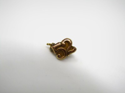 Vintage 1952 '52 Number Lapel Pin Gold Tone Cursive Script Font Tie ...