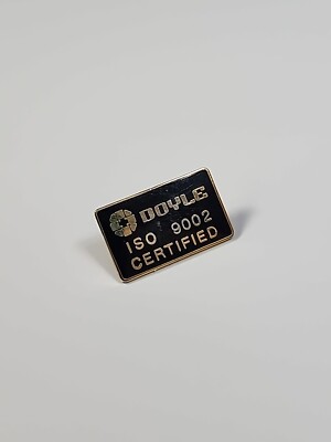 Doyle ISO 9002 Certified Pin Security Systems Fire Alarms Black & Gold ...