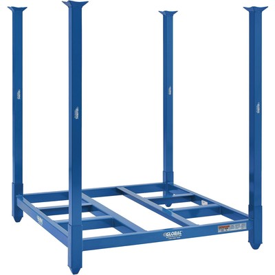 4000 Lbs Capacity Steel Portable Stack Rack 48"W X 48"D X 48"H Blue | eBay