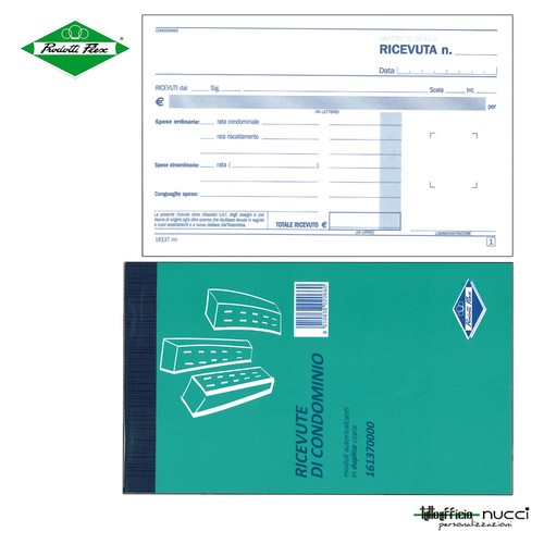 10 BLOCCHI RICEVUTA CONDOMINIO FLEX (G.BUFFETTI) 16137 AUTORICALCANTI ...