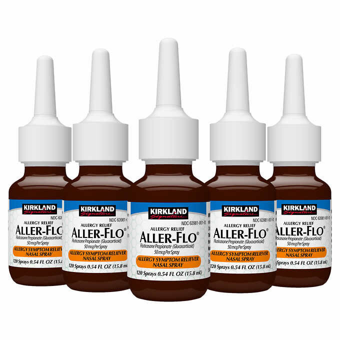 Kirkland Aller-Flo Nasal Spray Fluticasone Flonase Allergy Relief 15 ...