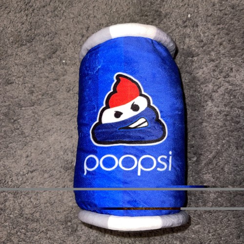 Junk Food Doody Plush 8″ Soft Drink Poop Poopsi Blue Soda Can NEW | eBay