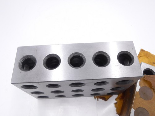 Pair Taytools 23 Hole 246 Steel Precision Ground Machinist Set Up ...