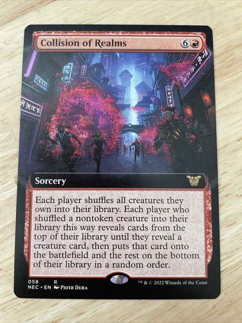 MTG Collision of Realms Commander: Kamigawa: Neon Dynasty 058 Regular ...