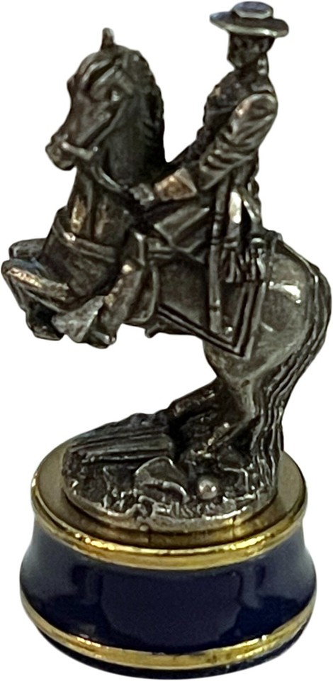 Civil War Pewter Chess Set 1983 Franklin Mint National Hist. Soc ...